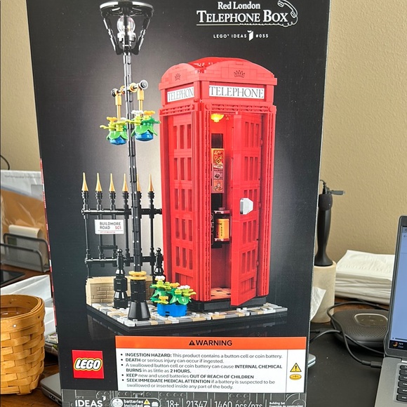 Lego | Toys | Lego Red Telephone Box 2347 | Poshmark